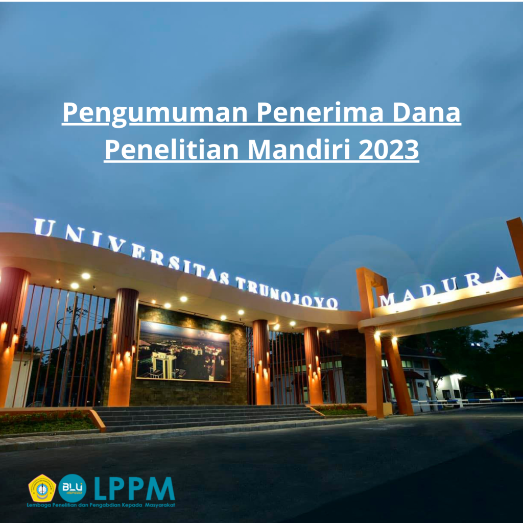 Pengumuman Penerima Dana Penelitian Mandiri 2023 - Lembaga Penelitian ... Pengumuman Penerima Dana Penelitian Mandiri 2023 - Lembaga Penelitian ...